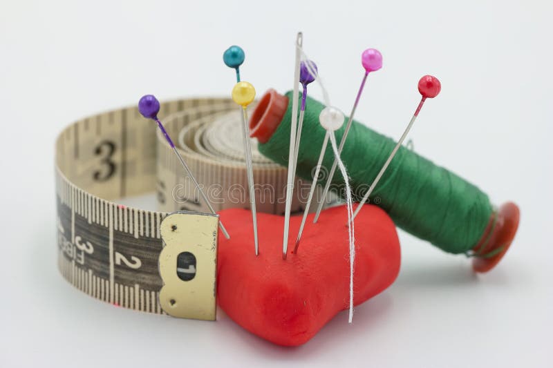 Thread, Tailoring, Handicraft, Tools, Materials, Background, Whi Stock ...