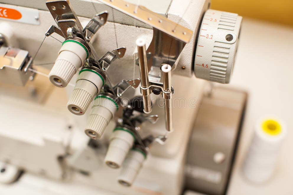 Thread Tangled Around Sewing Machine Take-up Arm. Part of Sewing ...