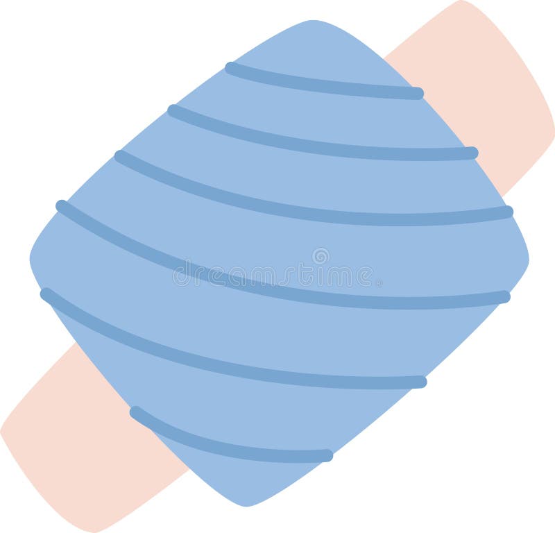 Thread Yarn Roll stock vector. Illustration of white - 325382358