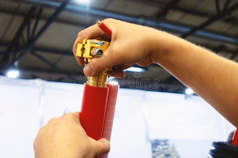 Threaded Clamp Fitting. a Man Screws a Fitting into a Plastic Pipe ...