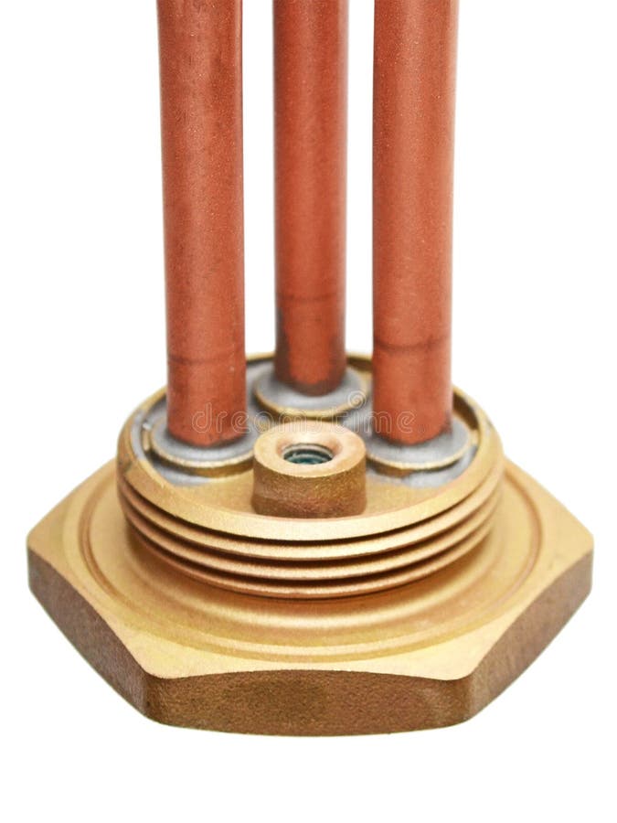 Threaded Heating Element of a Water Boiler Stock Photo - Image of ...