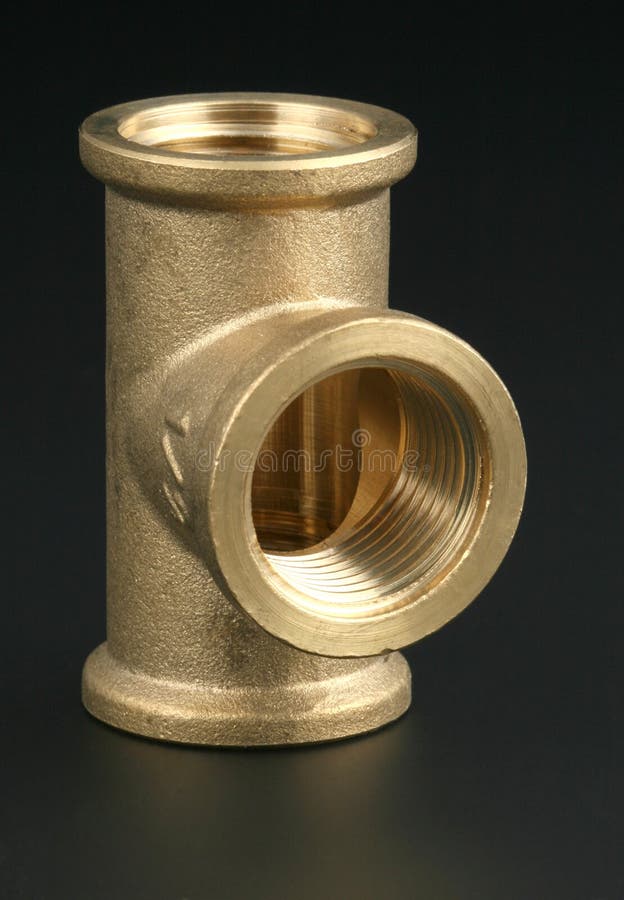 Threaded pipe fitting stock image. Image of cutting, fitting - 3102757