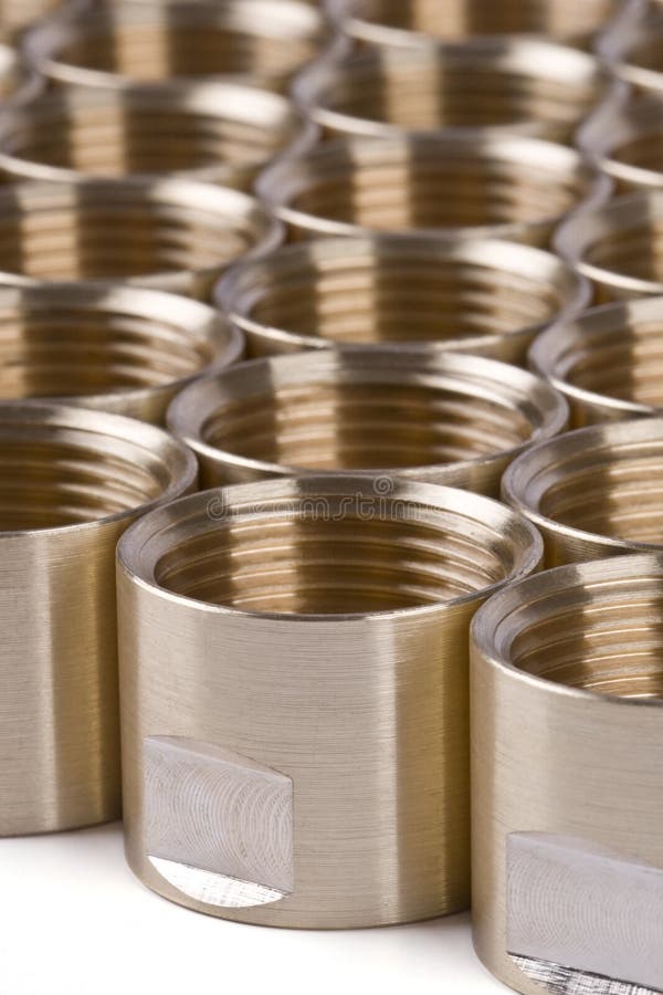 Threaded pipe fittings stock image. Image of industrial - 6004351