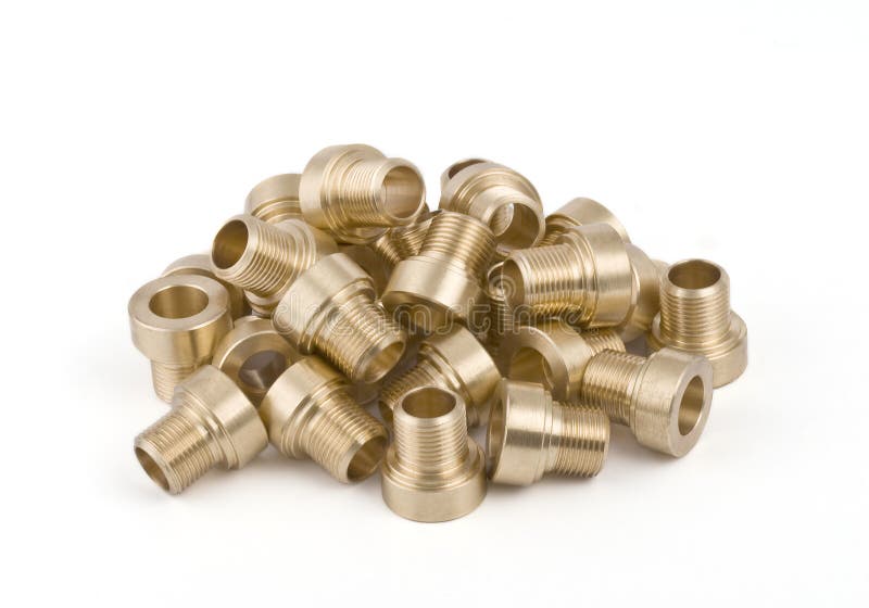 Threaded pipe fittings stock image. Image of maintenance - 6004363