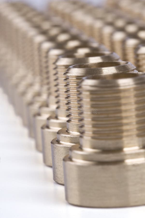 Threaded pipe fittings stock photo. Image of tube, technology - 6004382