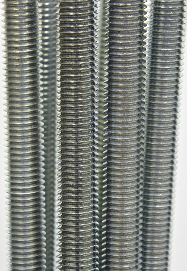 Threaded Rod stock photo. Image of long, construction - 1223198