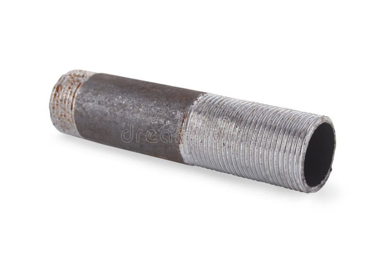 Threaded water pipe stock photo. Image of diameter, plumbing - 177966078