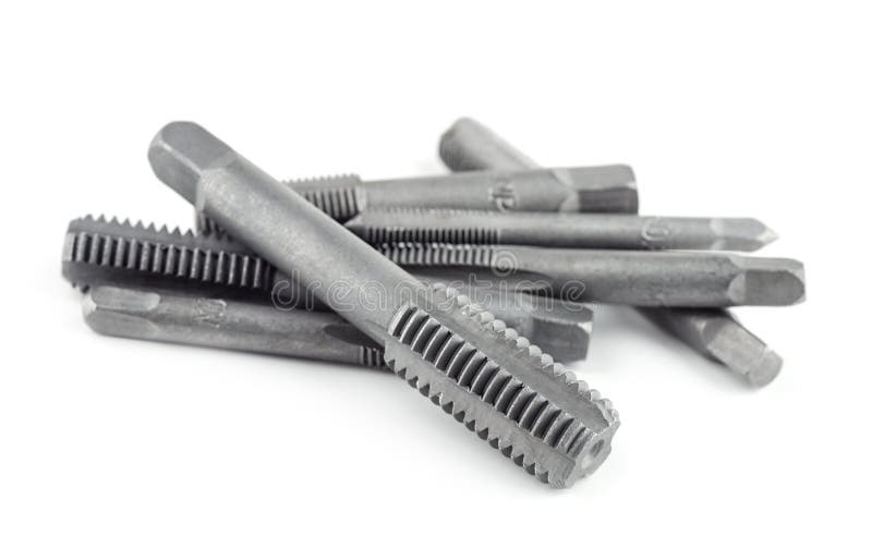 Threading taps stock image. Image of macro, craft, roll - 52388487