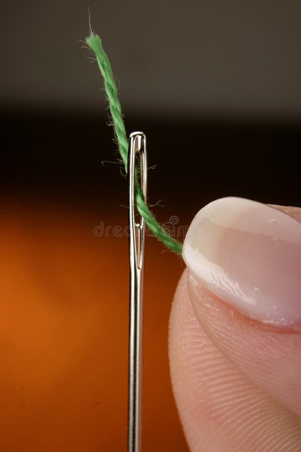 Threading thread stock image. Image of mending, clothes - 1823639