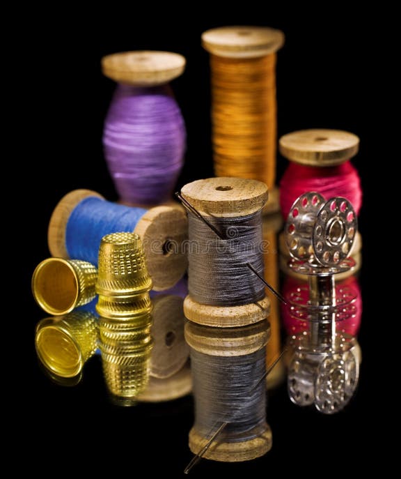 Threads stock image. Image of retro, threads, close, spools - 23478337
