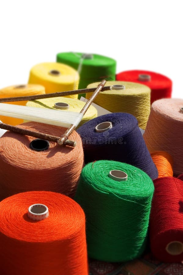 Threads stock image. Image of textile, rolled, sewing - 6414609