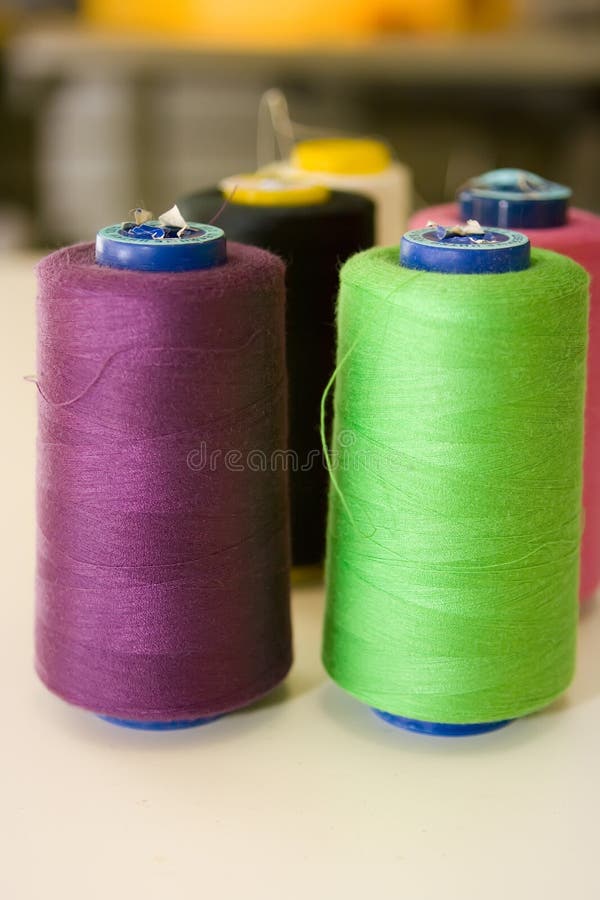 Threads for sewing stock image. Image of craft, needle - 9654279
