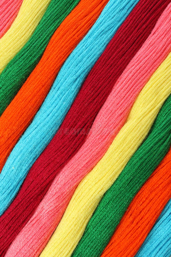 Rainbow Threads Flowing, Light Stock Illustration - Illustration of ...