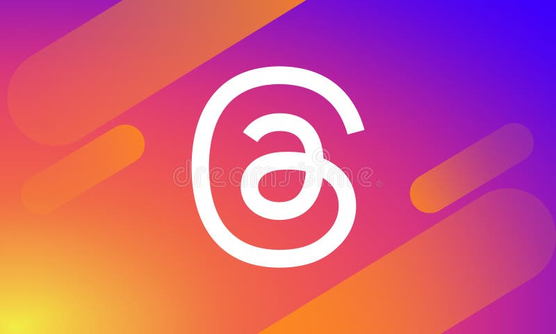 Madrid, Spain - July, 2023: Threads App Logo on Instagram Gradient ...