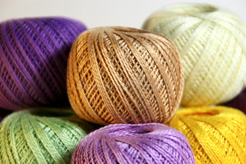 Threads stock image. Image of string, violet, yellow - 82727655