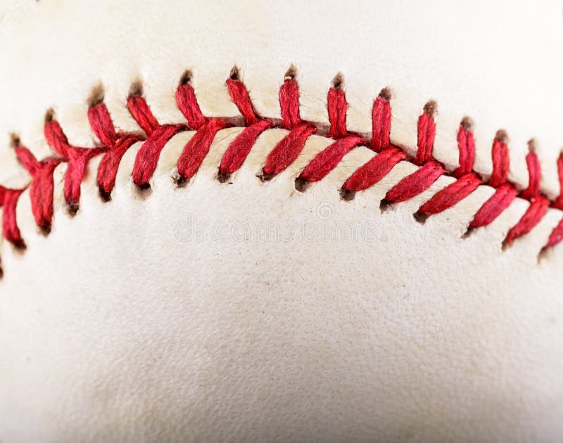 Threads on Baseball stock photo. Image of ball, worn - 93211772
