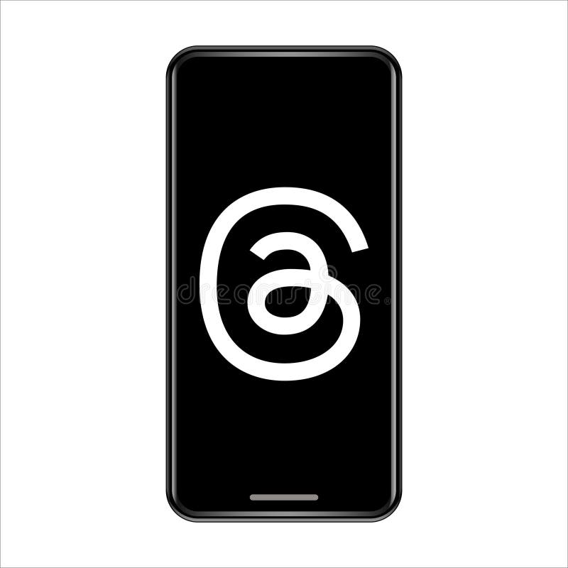 Threads Black Logo, Threads Social Media. Threads Social Media and ...