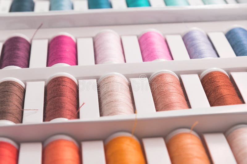 Threads stock image. Image of fiber, depth, material - 90040847