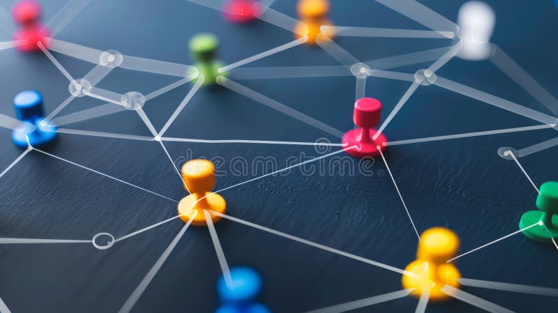 Threads of Connectivity: Unveiling the Social Network Stock Photo ...