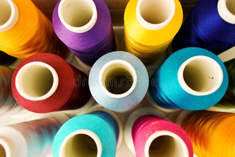 Threads stock image. Image of fabric, industry, manufacturing - 41322535