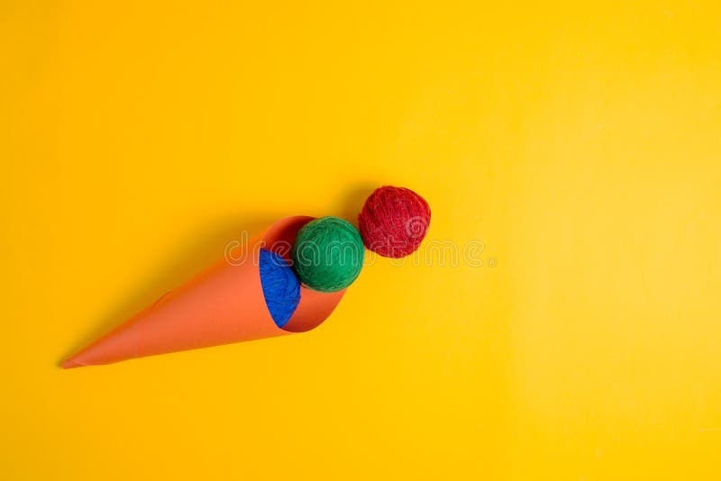 Threads for Knitting in the Form Ice Cream. Interesting ?oncept on a ...