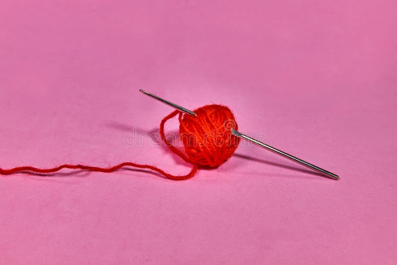 Threads for Knitting with Hook. Stock Photo - Image of colorful ...