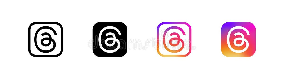 Threads App Vector Logo Stock Illustrations 292 Threads App Vector Logo Stock Illustrations