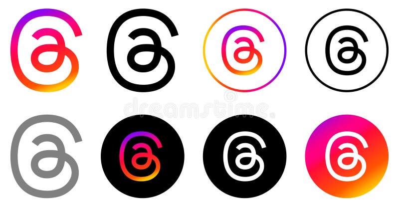 Logo Threads Stock Illustrations – 1,504 Logo Threads Stock ...