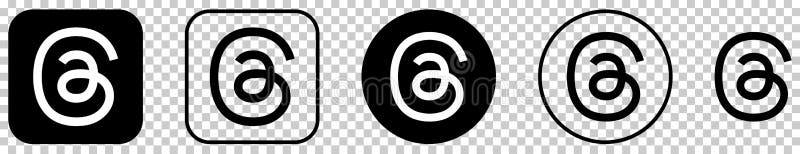 Threads Logos Stock Illustrations – 151 Threads Logos Stock ...
