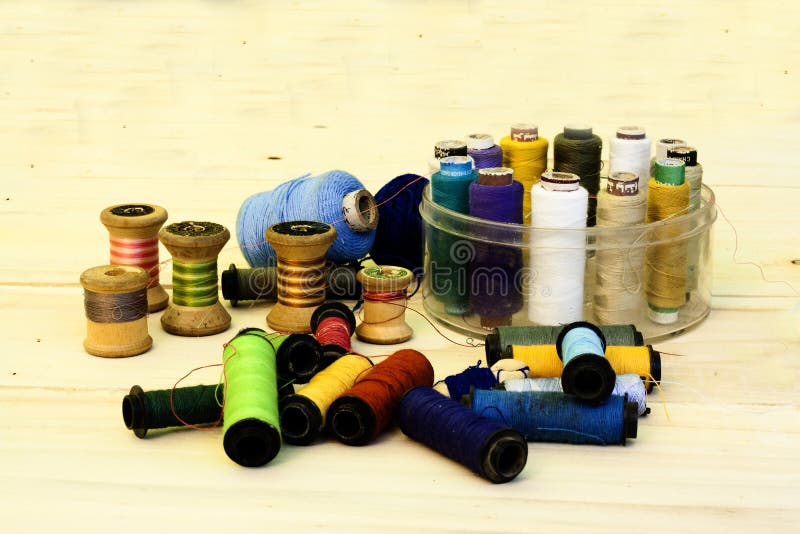 Threads stock photo. Image of craft, item, pink, activity - 39831964
