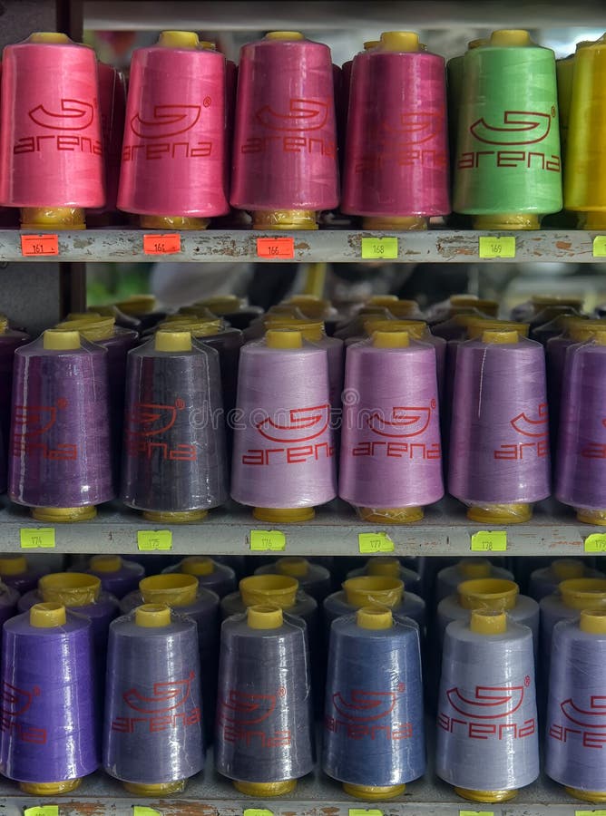 Threads for Sewing Machines on Shelves Store Editorial Image - Image of ...