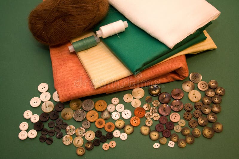 Threads, textile, buttons stock photo. Image of white - 11591832