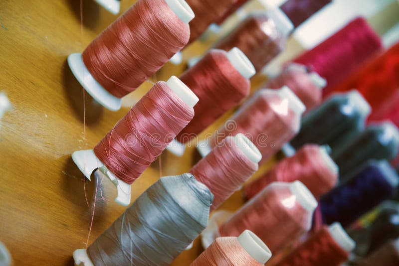 Threads at a workshop stock image. Image of angled, workshop - 47920195