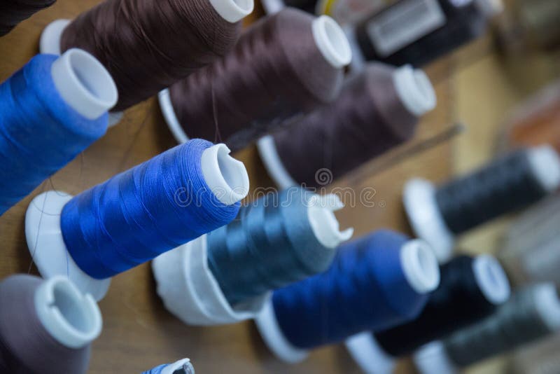 Threads at a workshop stock image. Image of angle, grouped - 47920337