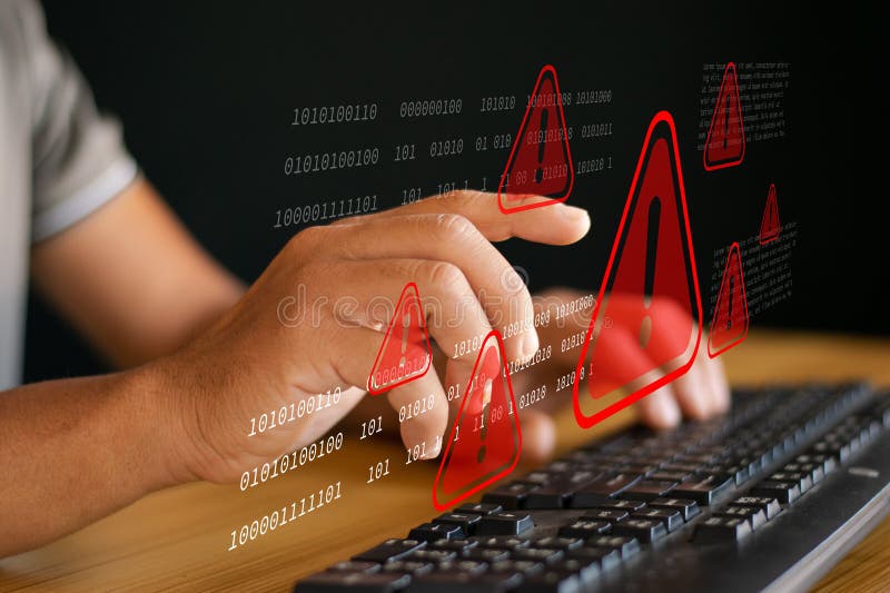Threat Alerts Malware Attacks Data Breach Internet Security Stock Photos - Free & Royalty-Free ...