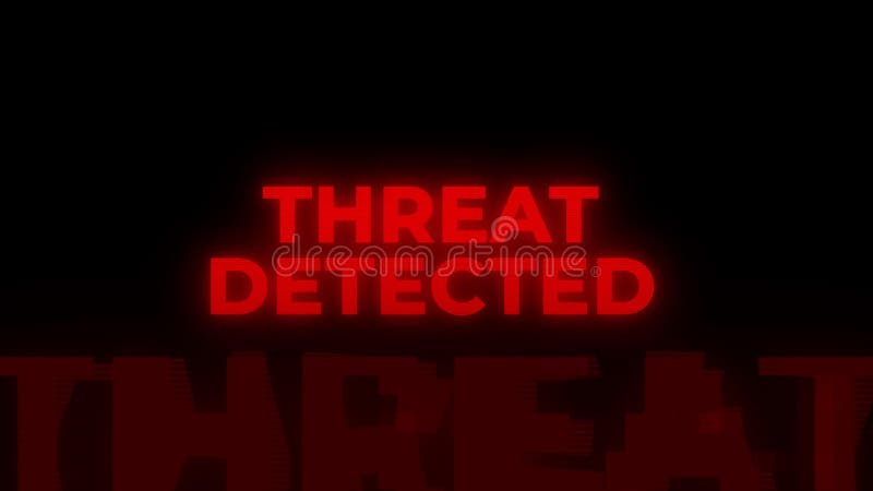 THREAT DETECTED Red Warning Error Alert Computer Virus Alert Hacking ... THREAT DETECTED Red Warning Error Alert Computer Virus Alert Hacking ...