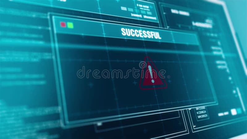 Threat Detected Warning Alert Error Message Flashing on Screen ... Threat Detected Warning Alert Error Message Flashing on Screen ...
