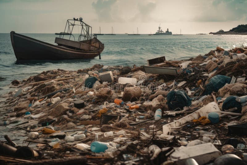 The Threat of Over-Consumption on the Environment Stock Illustration ...