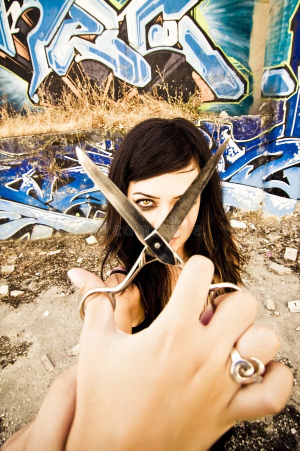 Threatening Woman Picture Image 6266813