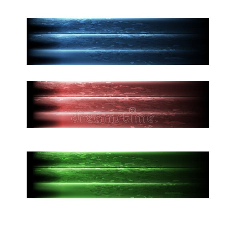 Three abstract banner stock vector. Illustration of fresh - 33795833