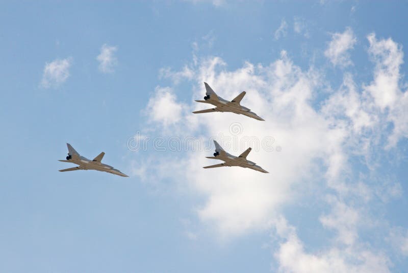 Three airplanes stock image. Image of aircraft, parade - 28369339