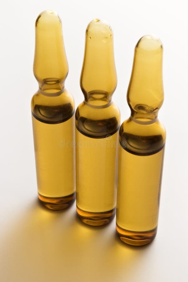 Three ampoules stock image. Image of medical, cure, pharmaceutics - 2023101