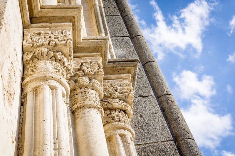 Three ancient columns stock photo. Image of architecture - 118259584