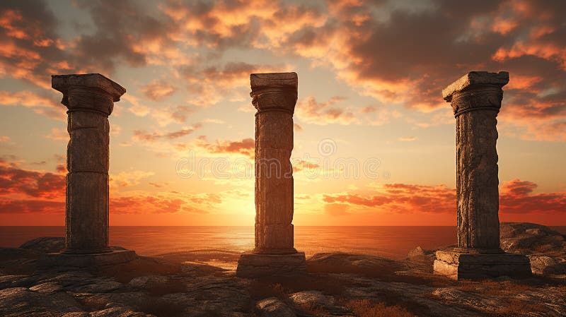 Three Pillars Stock Illustrations – 180 Three Pillars Stock ...