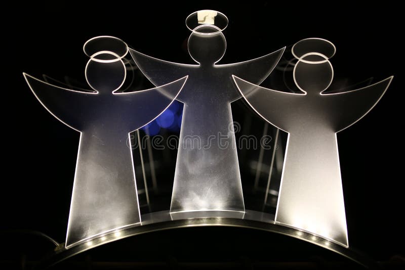 Three angels stock image. Image of angel, decoration - 37093993