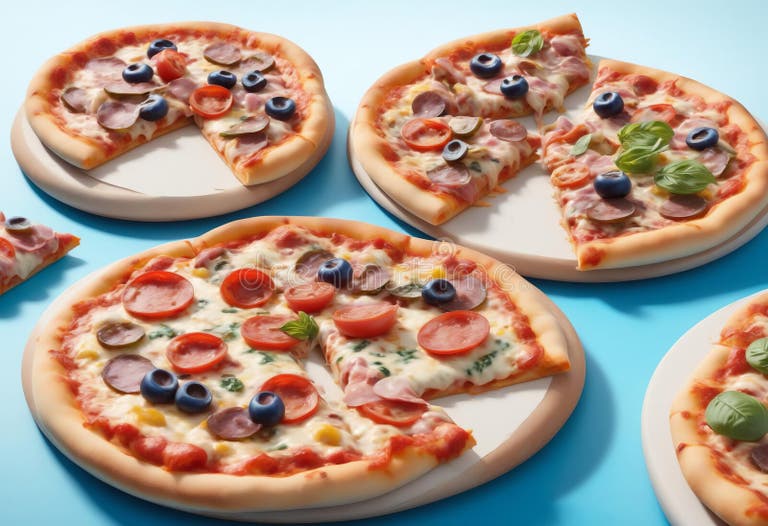 Circle Pizzas Stock Illustrations – 312 Circle Pizzas Stock ...