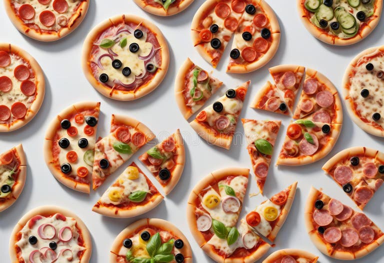 Circle Pizzas Stock Illustrations – 312 Circle Pizzas Stock ...