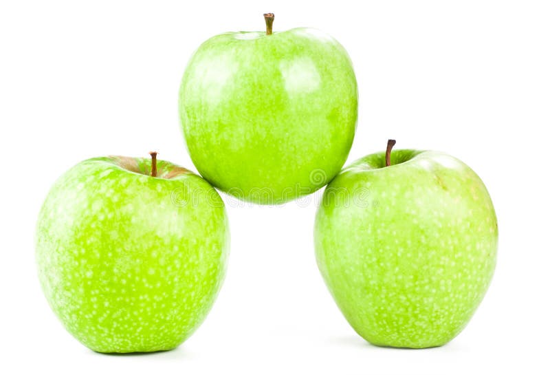 Three apple stock photo. Image of isolated, nutritional - 19122746