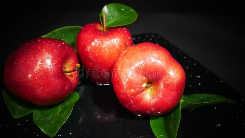 Three Apple Fresh for Fruit Image Stock Photo - Image of editing ...