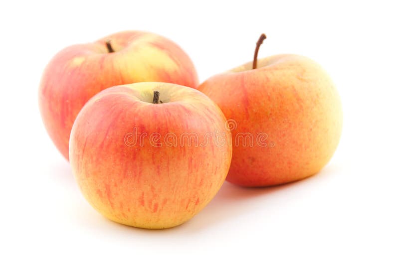 Three apples stock photo. Image of dieting, vitality - 11867678
